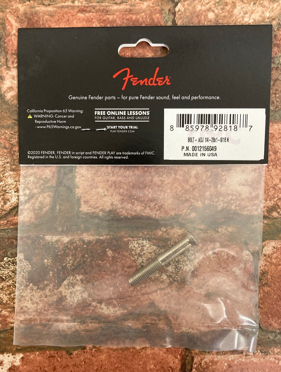 Fender 3-Bolt Micro-Tilt Neck Adjustment Screw, for 70s Style Strat, T ...