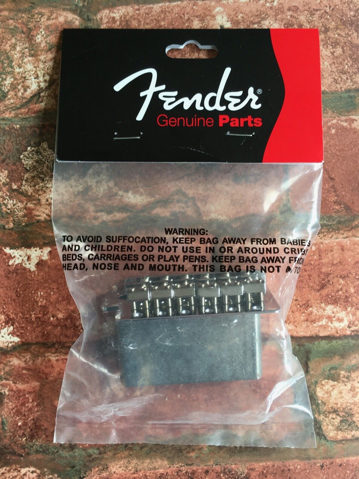 Fender Standard Stratocaster Tremolo Bridge, 52mm Mounting & Spacing ...