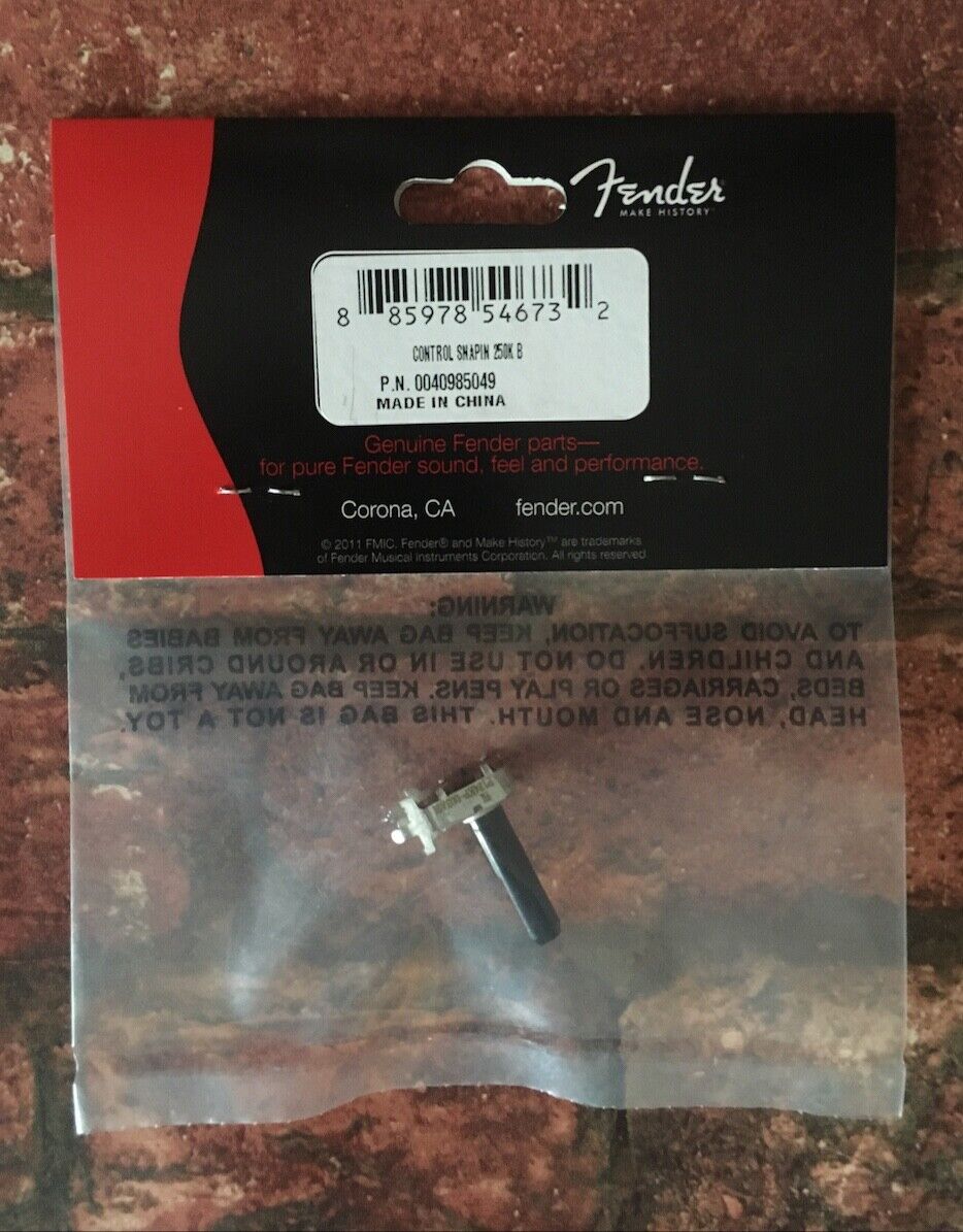 Fender 250K Linear B Taper Snap-In Potentiometer for Blues Junior ...