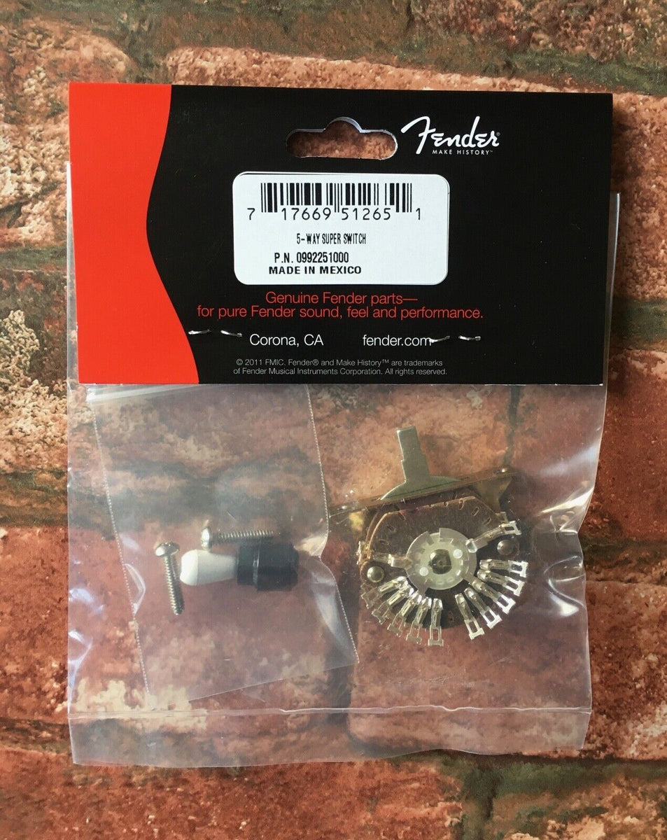 Fender Five Position "Super Switch" Pickup Selector, 5-Way Switch ...