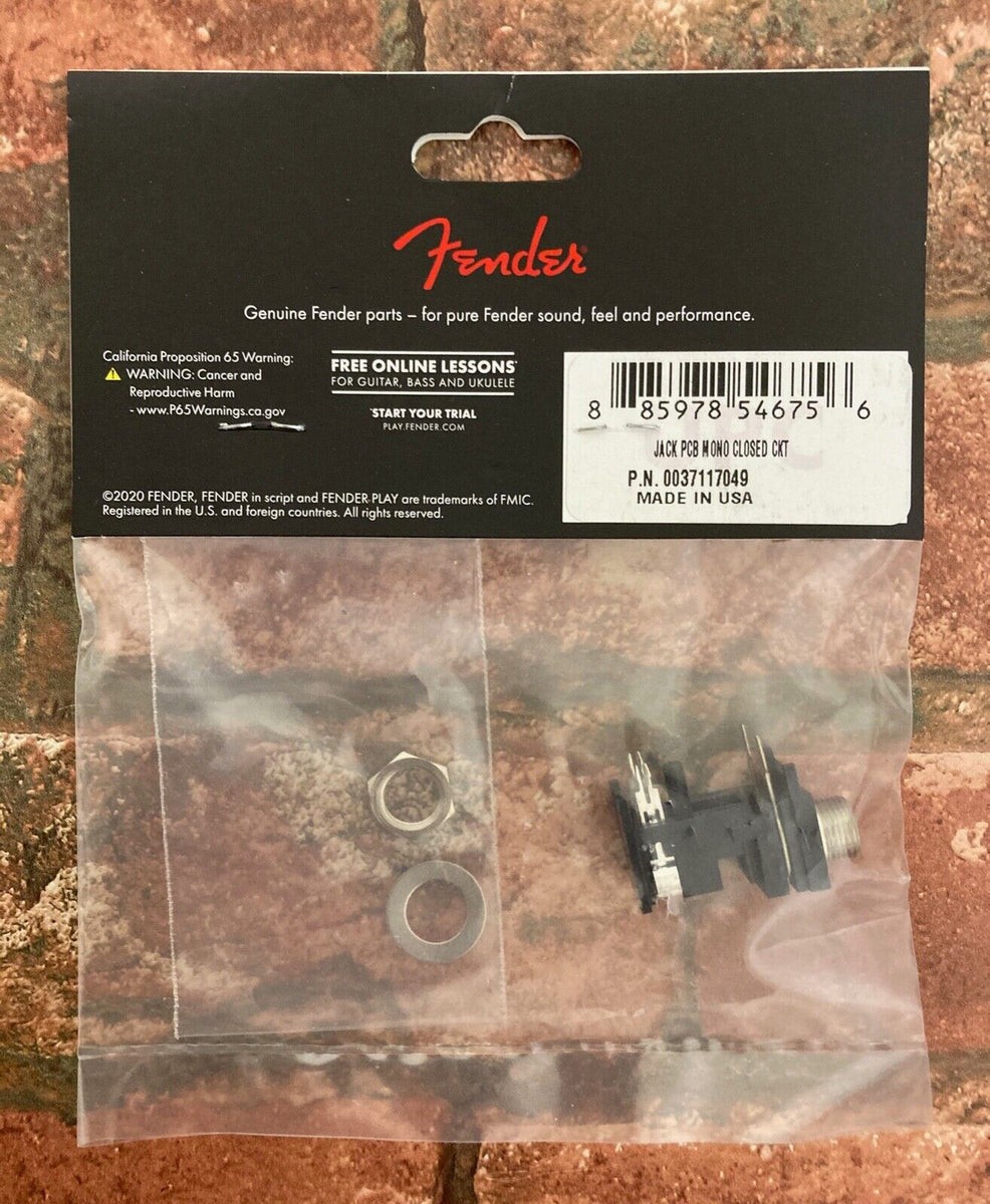 Fender USA Amplifier Input Jack- For Twin, Deluxe Reverb, Princeton Vi ...